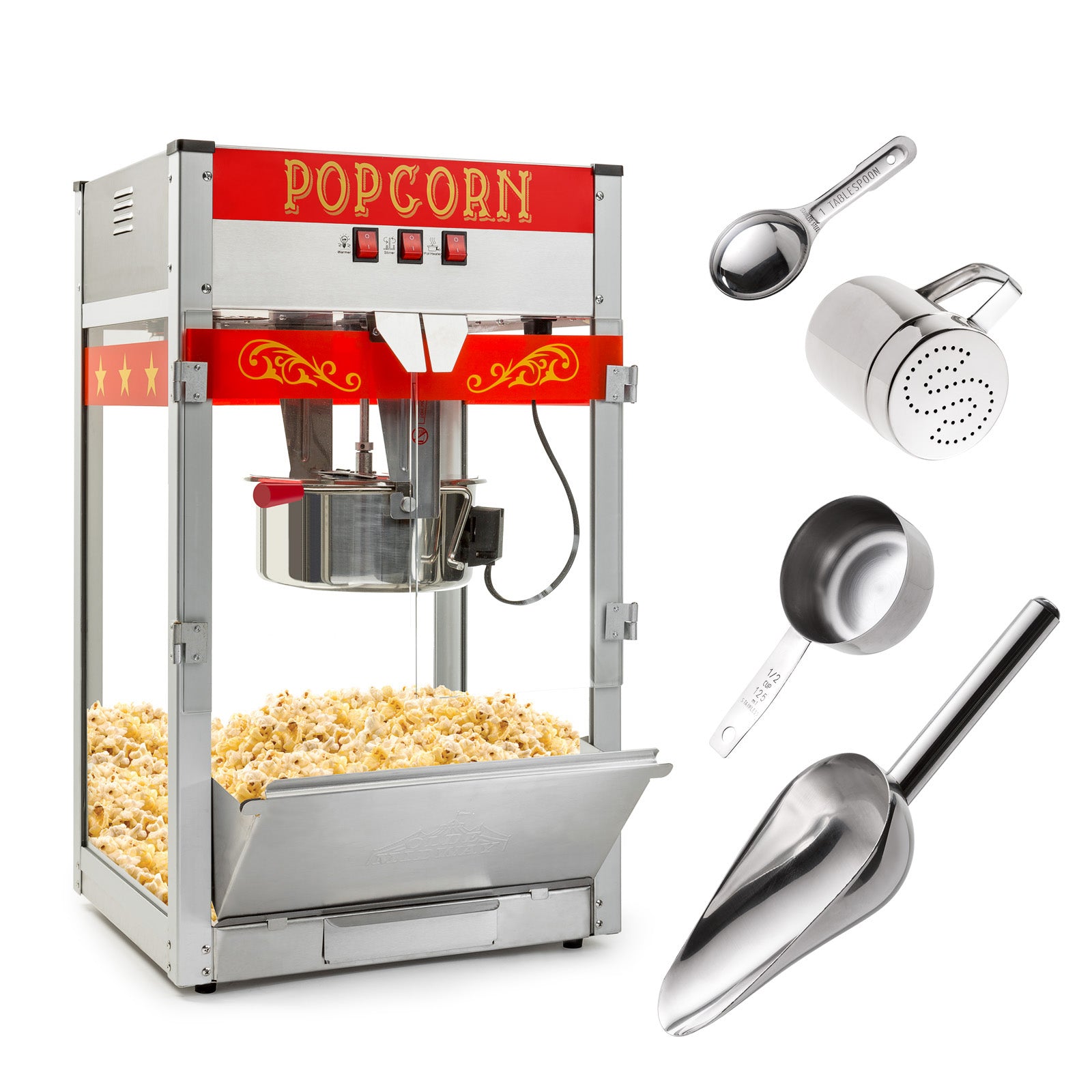 OPEN BOX - Commercial Popcorn Machine Maker Popper Countertop Style 12