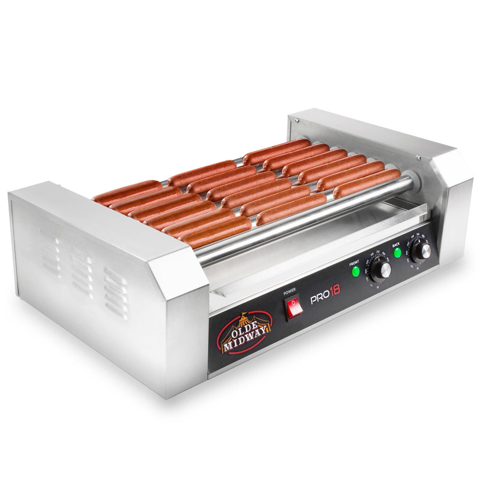 OPEN BOX - Commercial Electric 18 Hot Dog 7 Roller Grill Cooker Machin