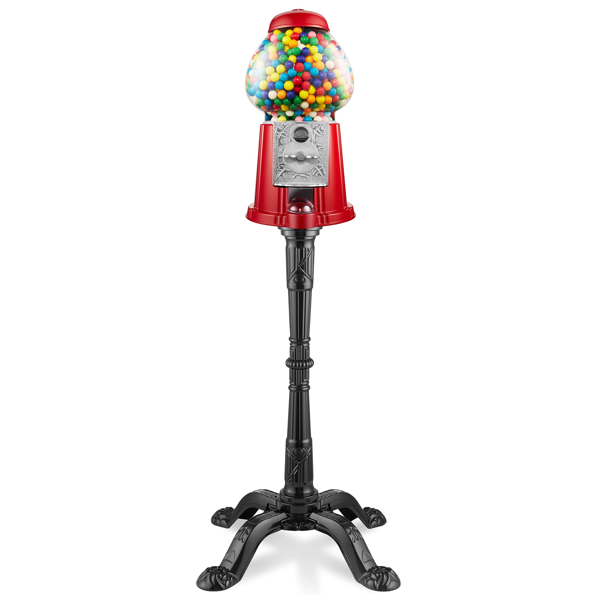 15" Gumball Machine with Stand, Red - Olde Midway