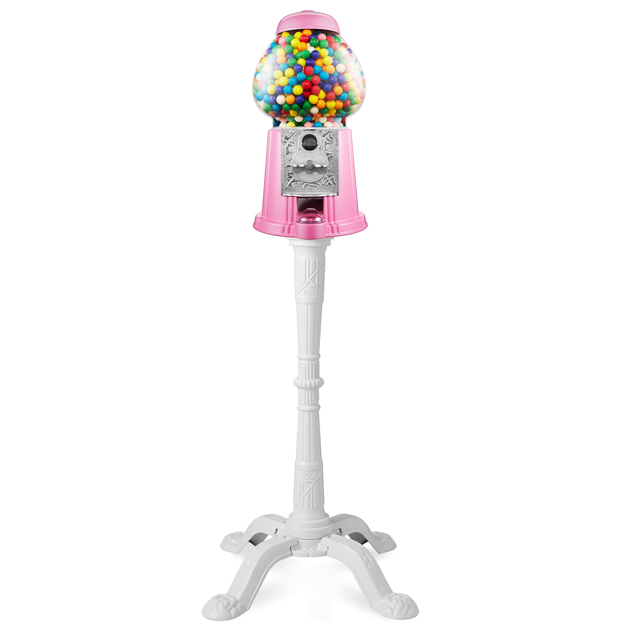 15" Gumball Machine with Stand, Pink - Olde Midway